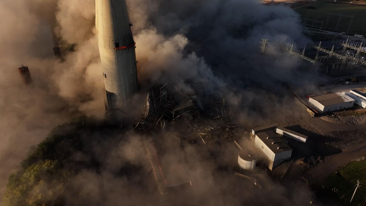 Boiler house at Duke Energy station imploded in New Albany near Ohio ...