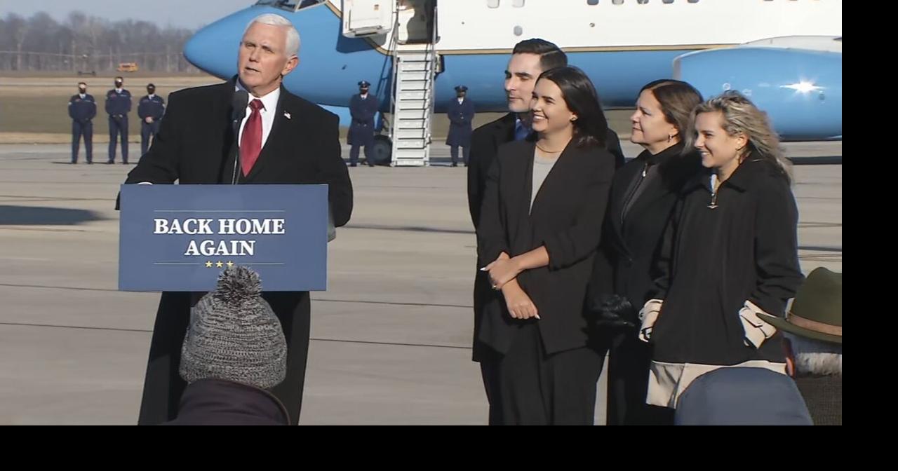 HOME AGAIN | Former US VP Mike Pence arrives home in Columbus, Ind ...