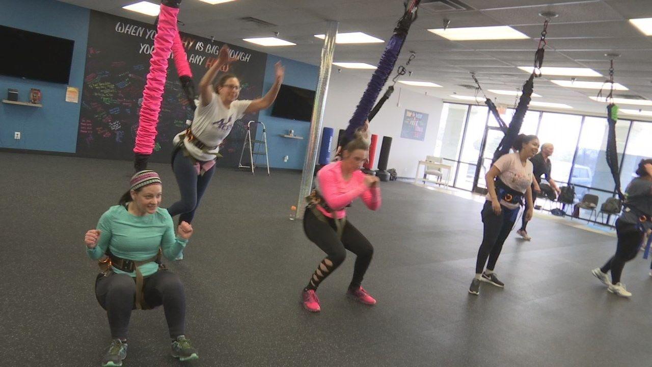 Bungee fitness class jumps into southern Indiana | Business | wdrb.com
