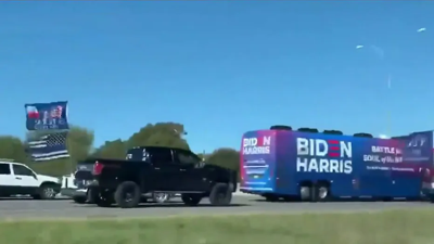 FBI investigating alleged harassment of Biden campaign bus by Trump ...
