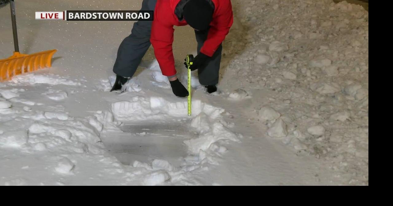 Keith Kaiser checks out the road conditions in the Highlands | | wdrb.com