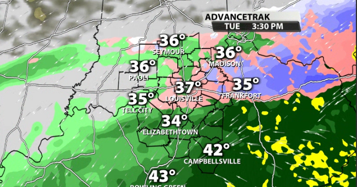 Snow and rain arriving for Tuesday | Weather Blog | wdrb.com