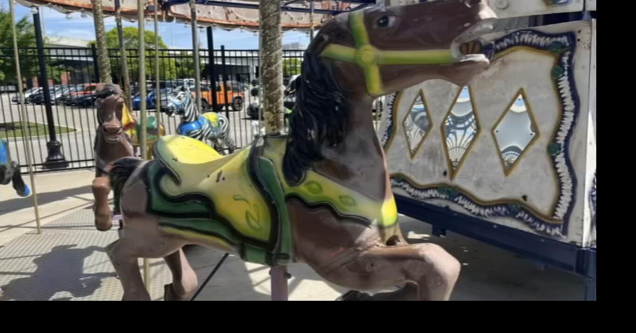 Louisville Slugger Field selling animals from iconic carousel before it ...