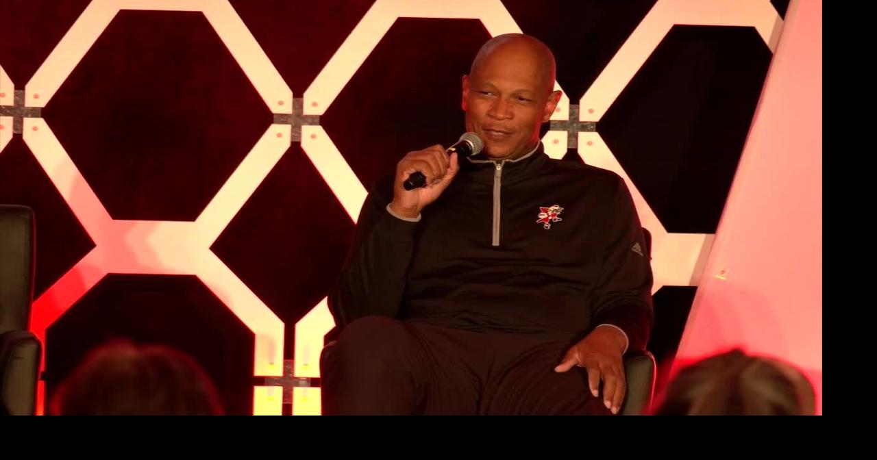U of L men's basketball coach Kenny Payne speaks at tip-off event ahead ...