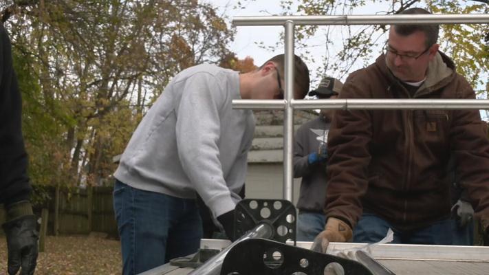 UPS employees build handicap accessible ramp for family in Shawnee ...