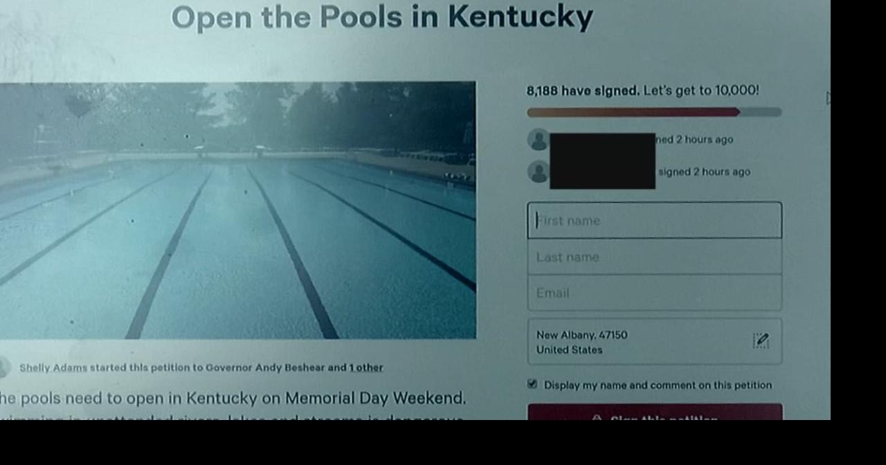 Online petition calls for Kentucky's pools to open after health ...