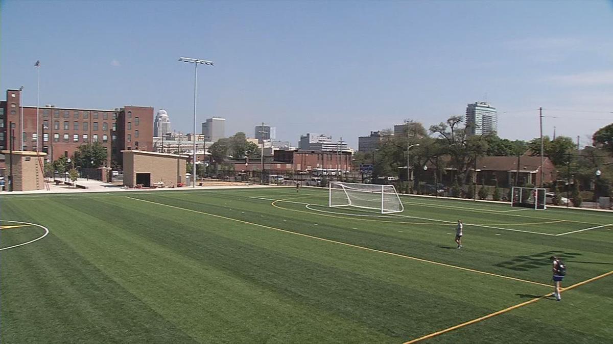 Spalding University soccer teams begin practicing on new soccer fields ...