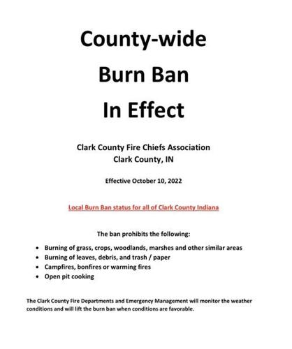 Kentucky, southern Indiana counties issuing burn bans during dry ...