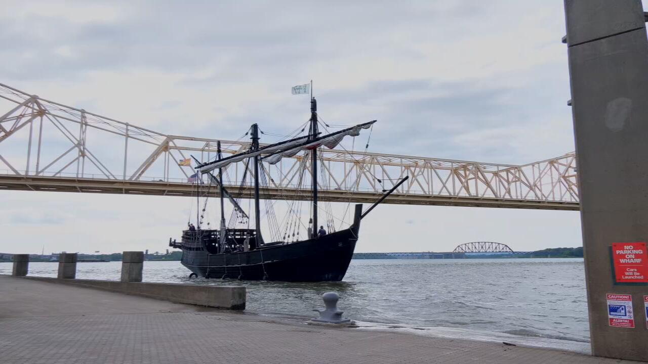 Replica of Christopher Columbus' Pinta ship docked in Louisville until ...