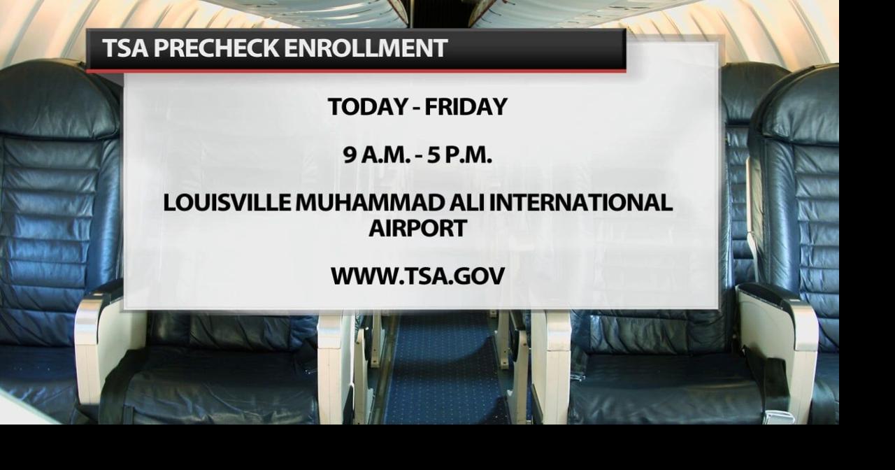 TSA PreCheck enrollment open this week | | wdrb.com