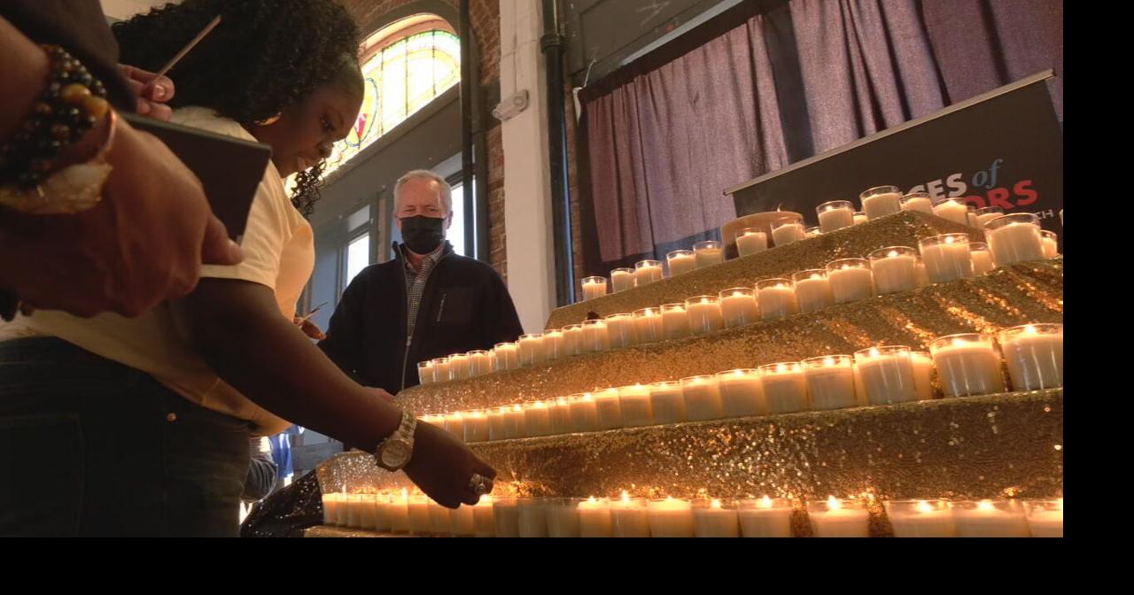 Candle lighting ceremony shines light on gun violence in Louisville ...