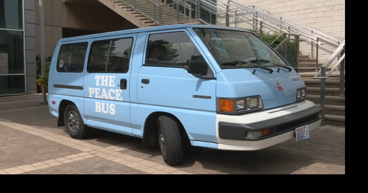 Peace bus making cross country trip stops at Ali Center | Local News ...