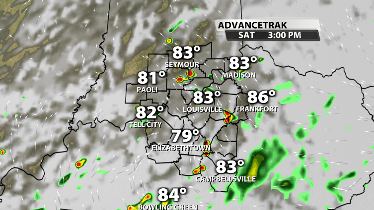 Weekend Brings In Showers To Our Area | Weather Blog | wdrb.com