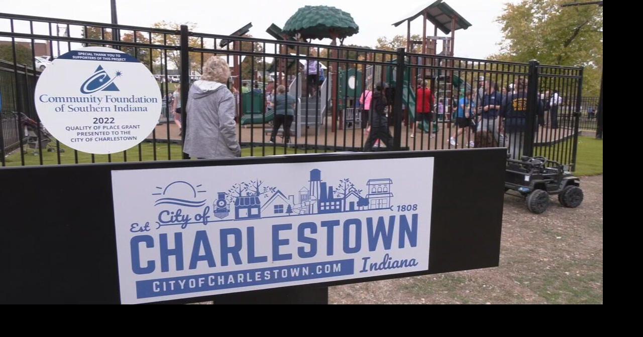 Inclusive playground opens at Greenway Park in Charlestown, Indiana ...