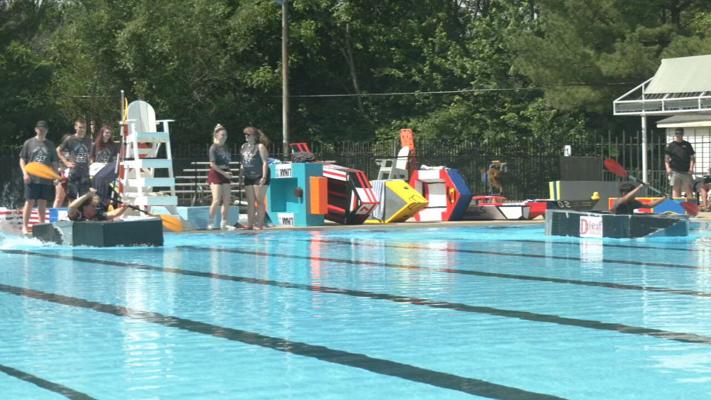 Jeffersontown High School students compete in annual Cardboard Boat ...