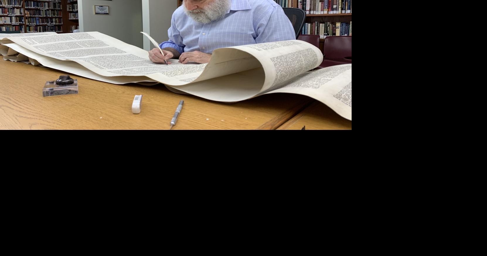 Jewish scribe in Louisville to restore sacred Torah damaged by thief ...