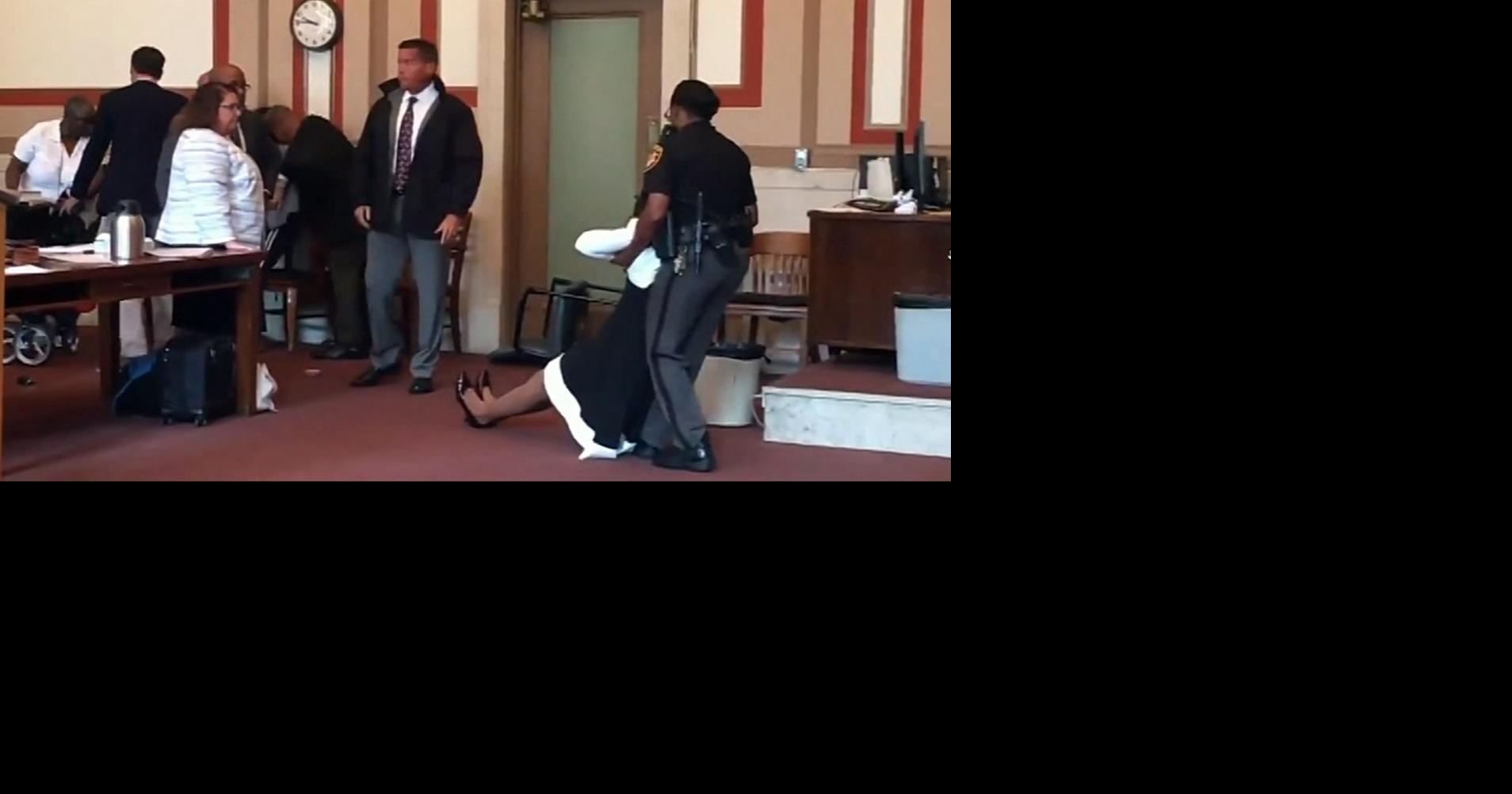 VIDEO | Former Ohio judge dragged from courtroom amid protests | Crime ...