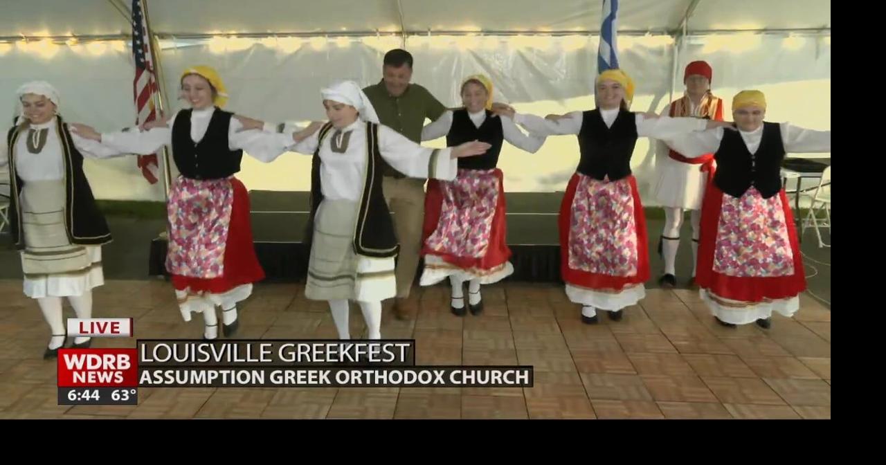 Keith Kaiser joins in on a Greek traditional dance | | wdrb.com