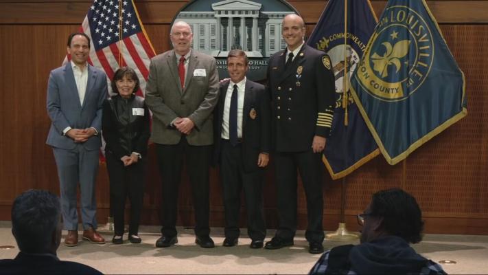 Louisville Fire Department celebrates promotion of 22 firefighters to ...