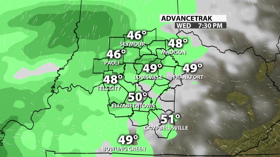 Thursday Cold Front Brings Rain & COLD | Weather Blog | wdrb.com