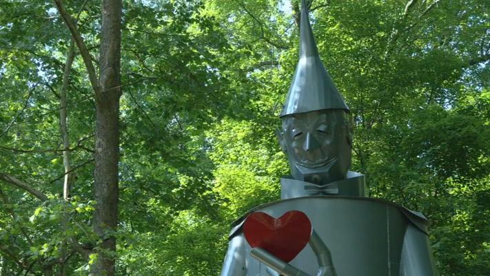 Bernheim Forest’s new 27-foot Tin Man sculpture encourages connection ...