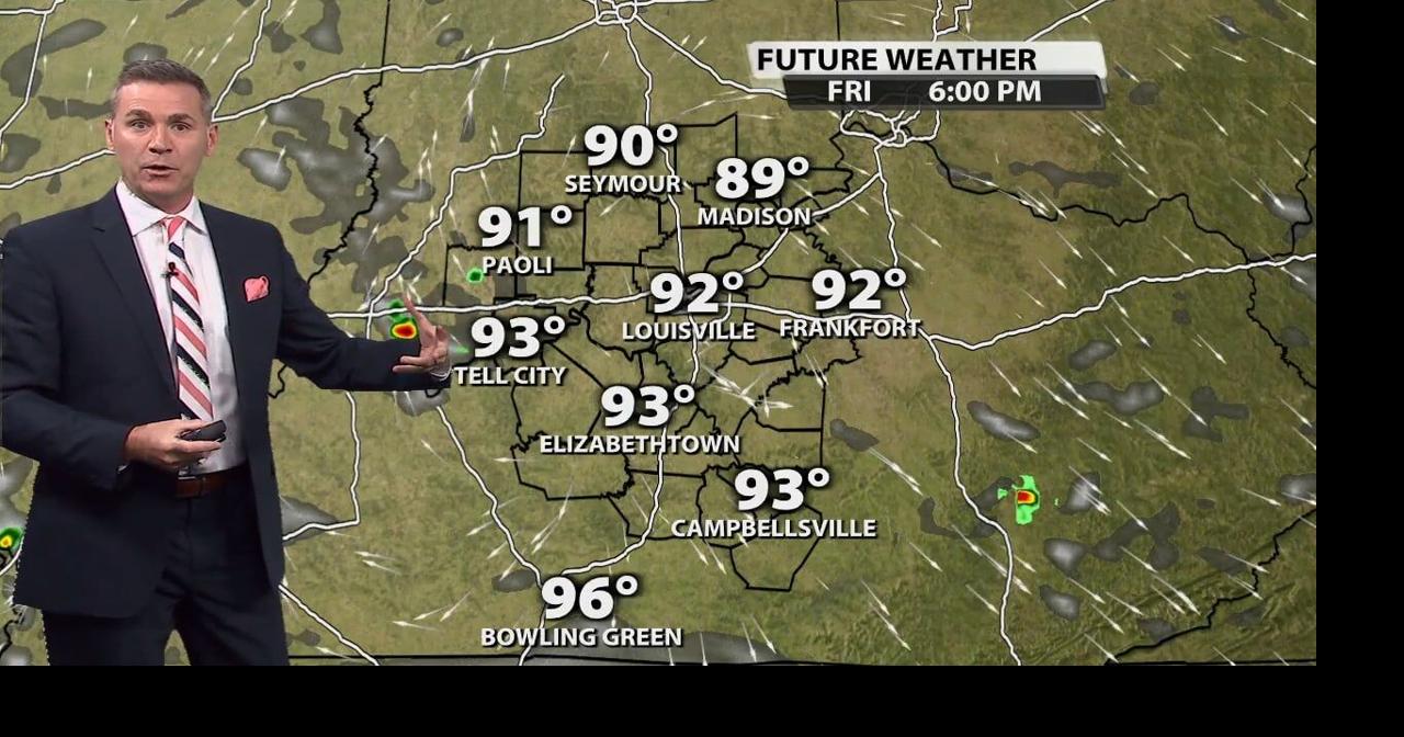 WDRB Meteorologist Jude Redfield's Louisville weather forecast for ...