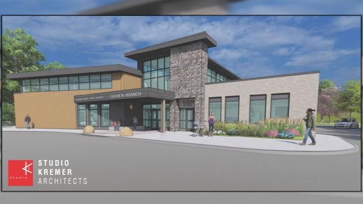 Crews break ground on new Goshen branch of Oldham County Public Library ...