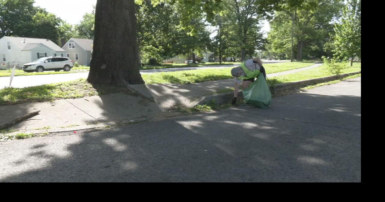 Employees of downtown Louisville business help pick up trash for ...