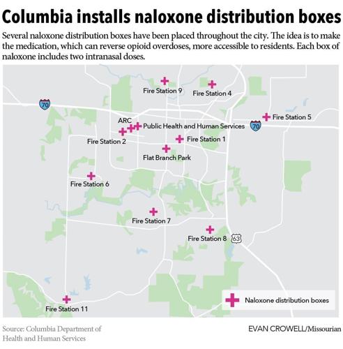 Columbia adds free naloxone boxes as state funding under threat | News ...