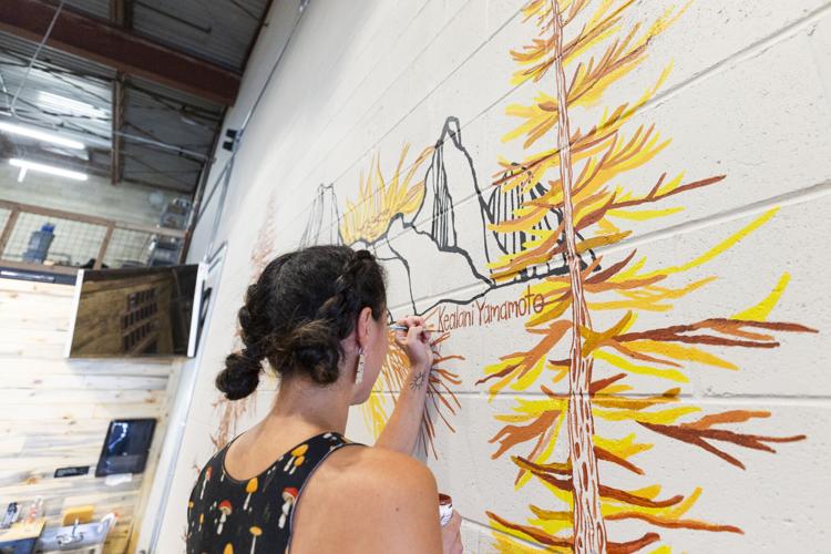 Pinnacle Beerworks mural by Kealani Yamamoto | | wenatcheeworld.com