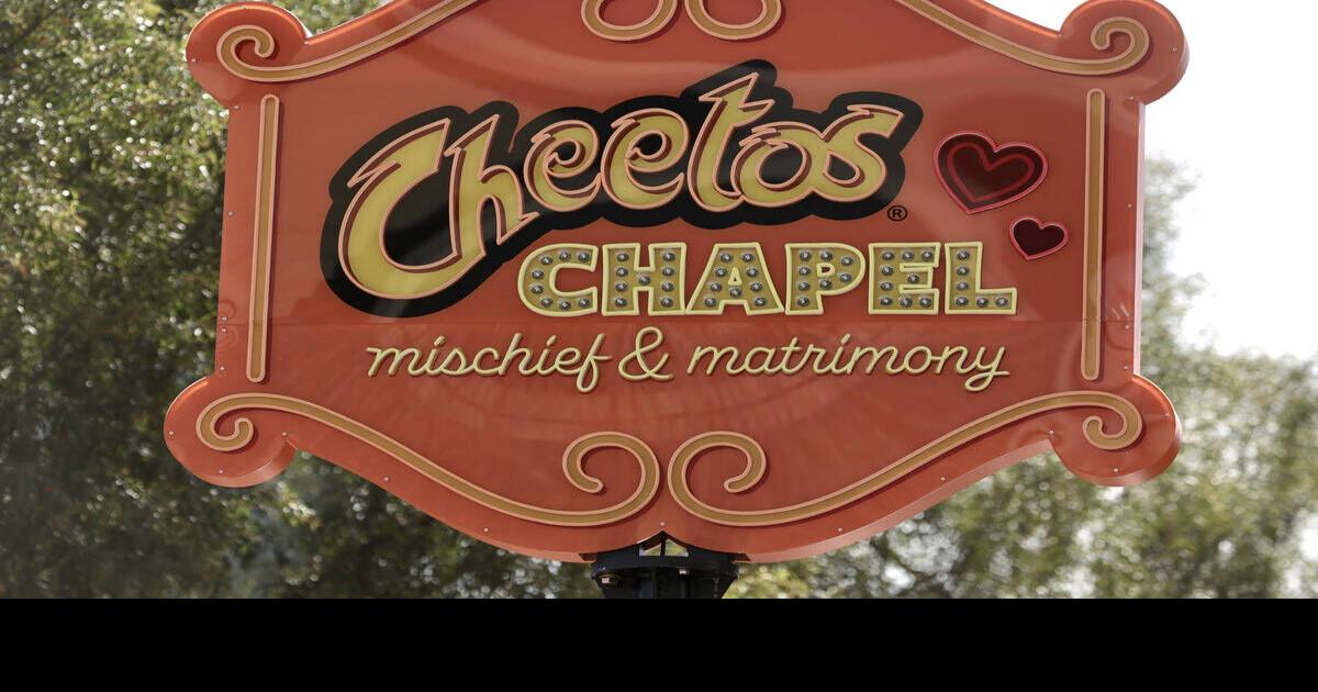 So cheesy: Cheetos-themed wedding chapel coming to the Strip ...