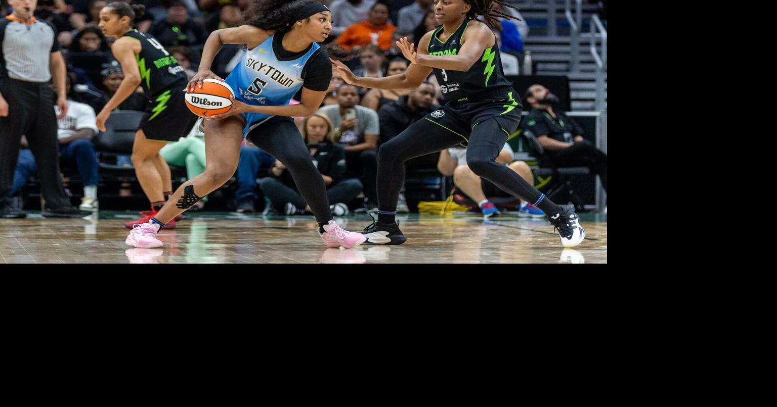 Chennedy Carter, Angel Reese help Chicago Sky snap Storm's home winning ...