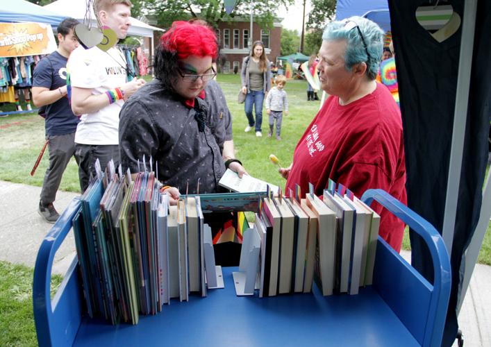 Rainbow family and friends flaunt fun in park for Wenatchee Pride ...