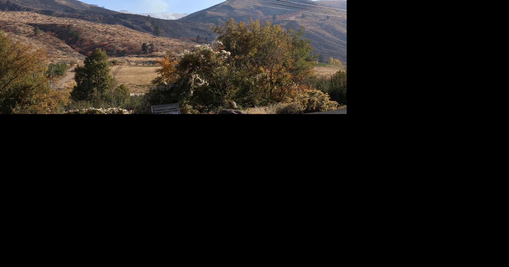 Late-season wildfire scorches 200 acres below Wenatchee Heights ...