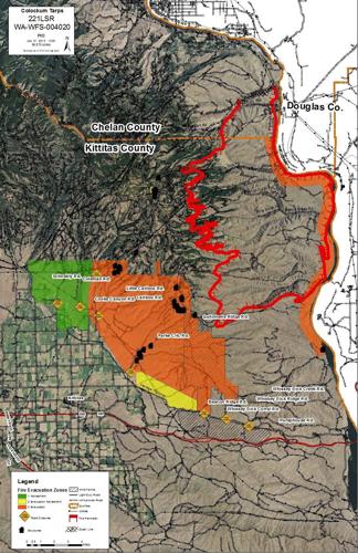 Colockum Tarps Fire maps | Local News | wenatcheeworld.com