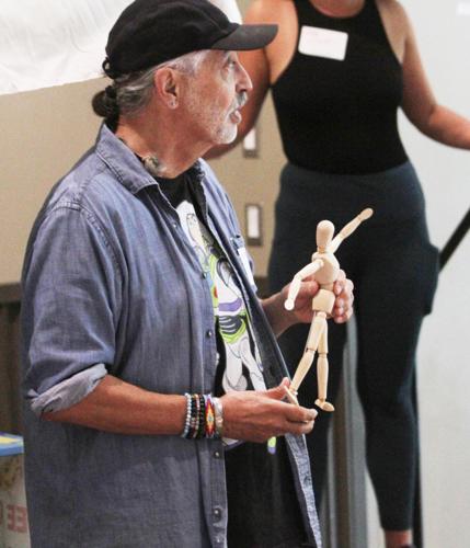 Pybus features cosmic crows and galactic circles painter, art teacher ...