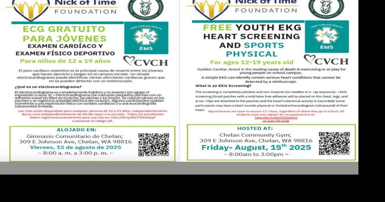 Free youth EKG heart screenings, CPR, AED training available this ...