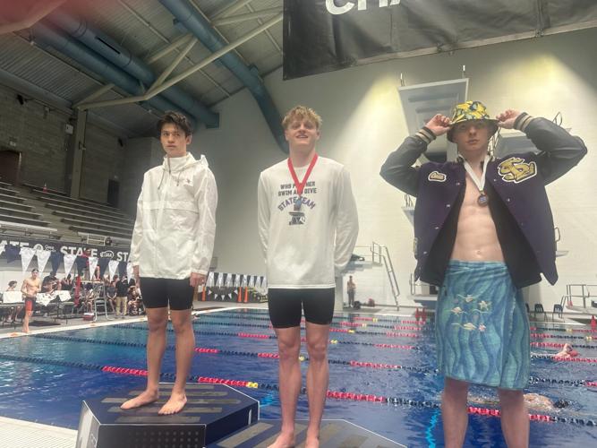 4A State Swim | Madson sets state record to clinch 4A championship in the 100-yard backstroke by ...