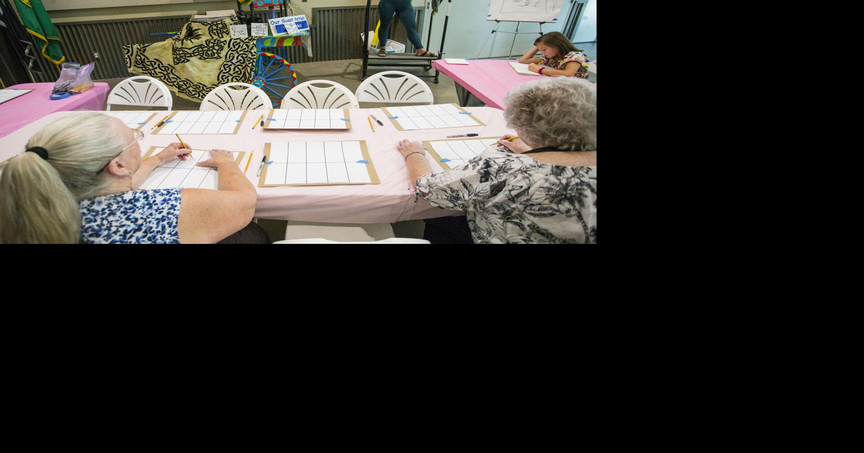 Pybus features cosmic crows and galactic circles painter, art teacher ...