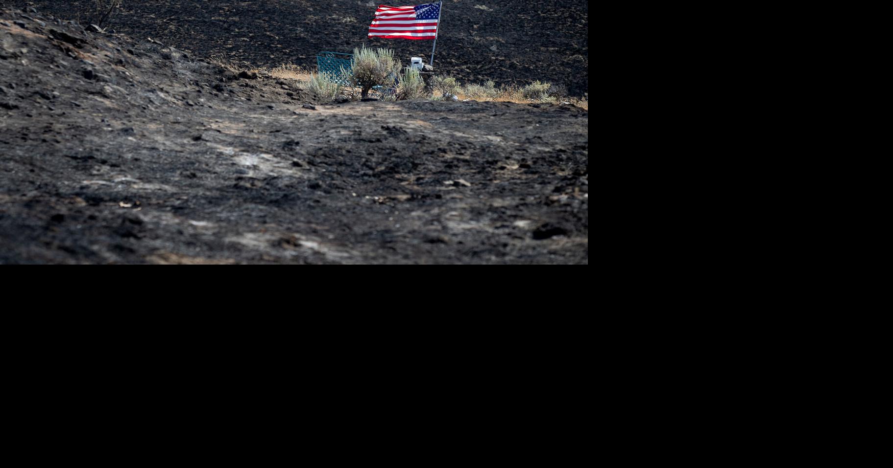 Photo: Memorial saved from Badger Fire | Wildfires | wenatcheeworld.com