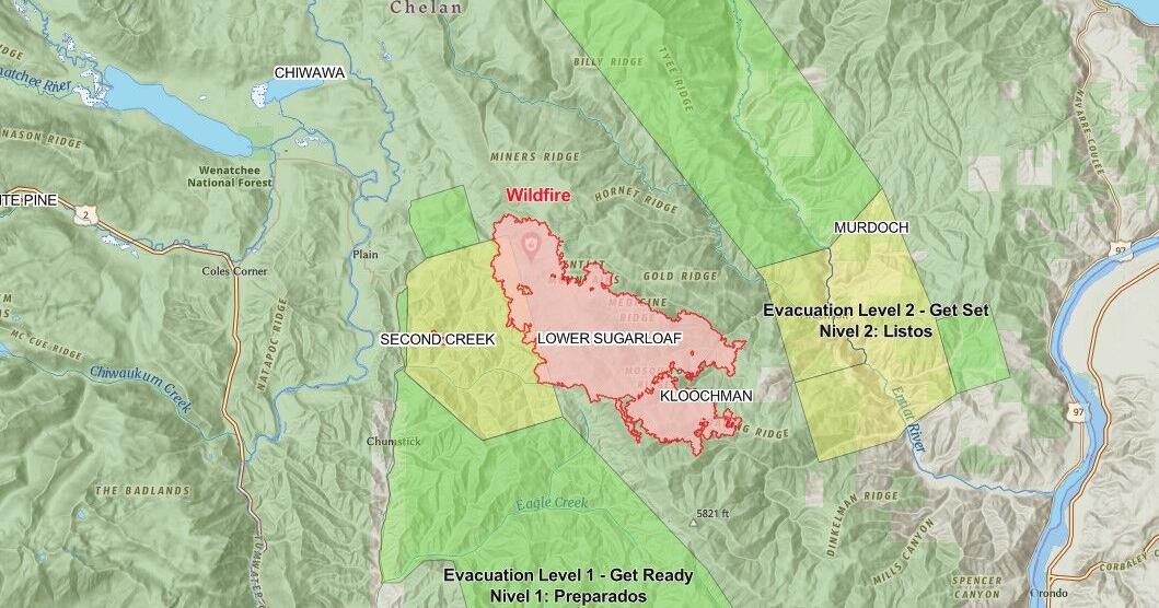 Chelan County declares state of emergency due to Pomas, Lower Sugarloaf ...