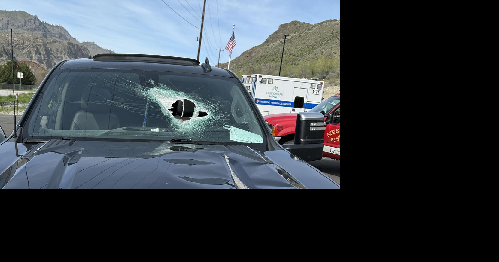 Object strikes windshield, injuring driver | Empire Press ...