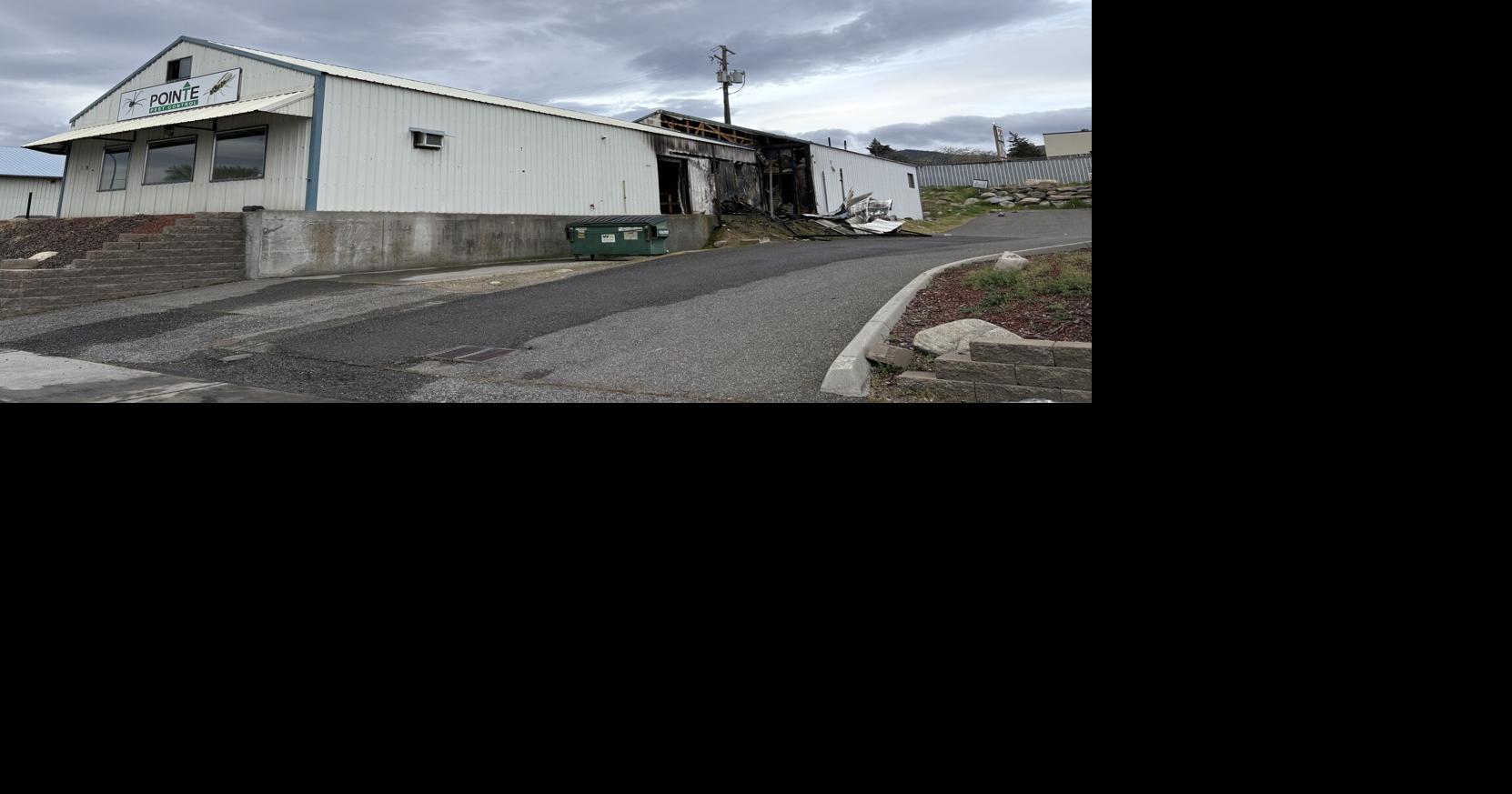 Fire at Pointe Pest Control building believed human-caused | Local News ...