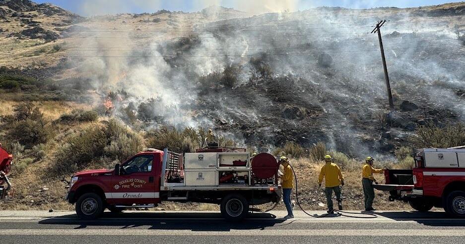 Beebe Cliff Fire contained after burning 110 acres | Wildfires ...