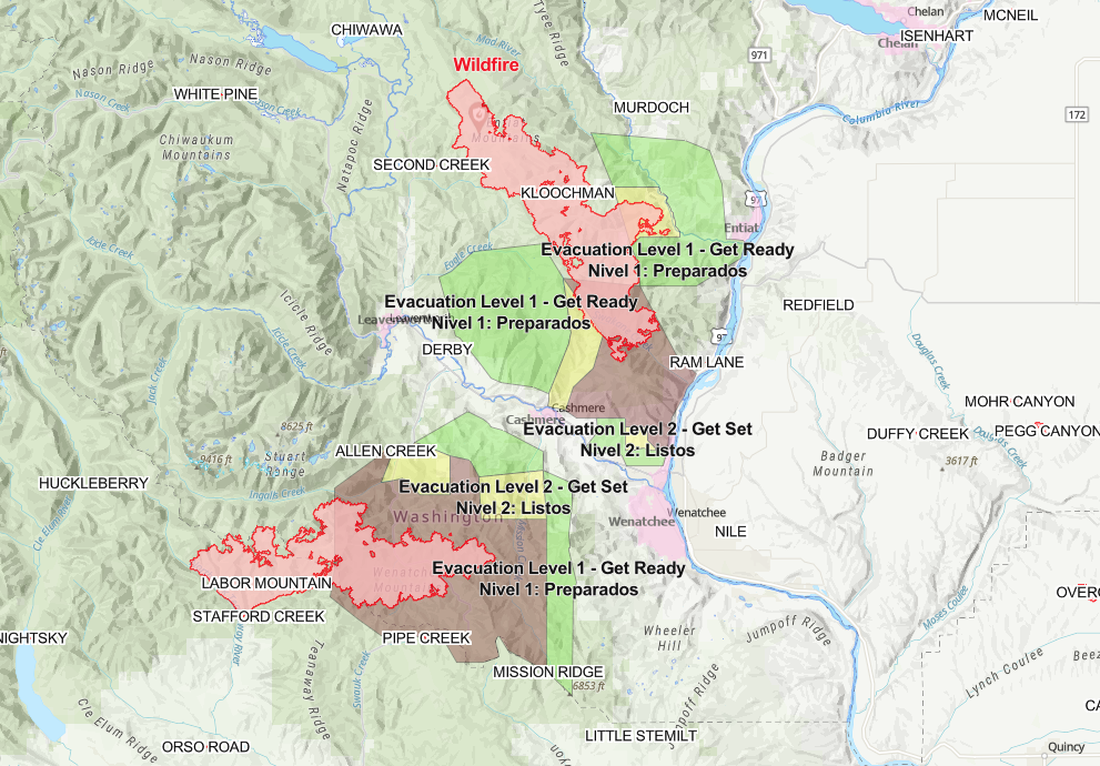 New Level 1 alerts west of Wenatchee | Local News | wenatcheeworld.com