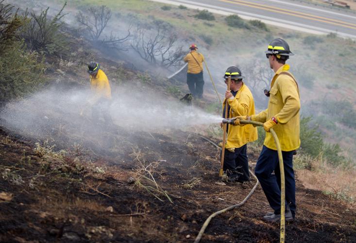 Fancher Heights fire stopped before burning homes | News ...