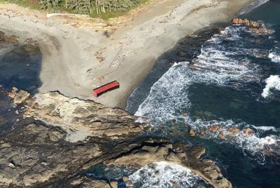 Most cargo containers vanished after falling overboard from ship near ...