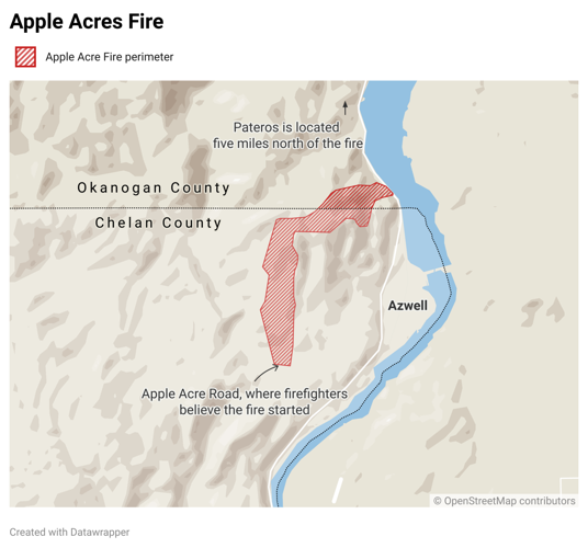 Update | Apple Acres Fire evacuations lifted | Wildfires ...