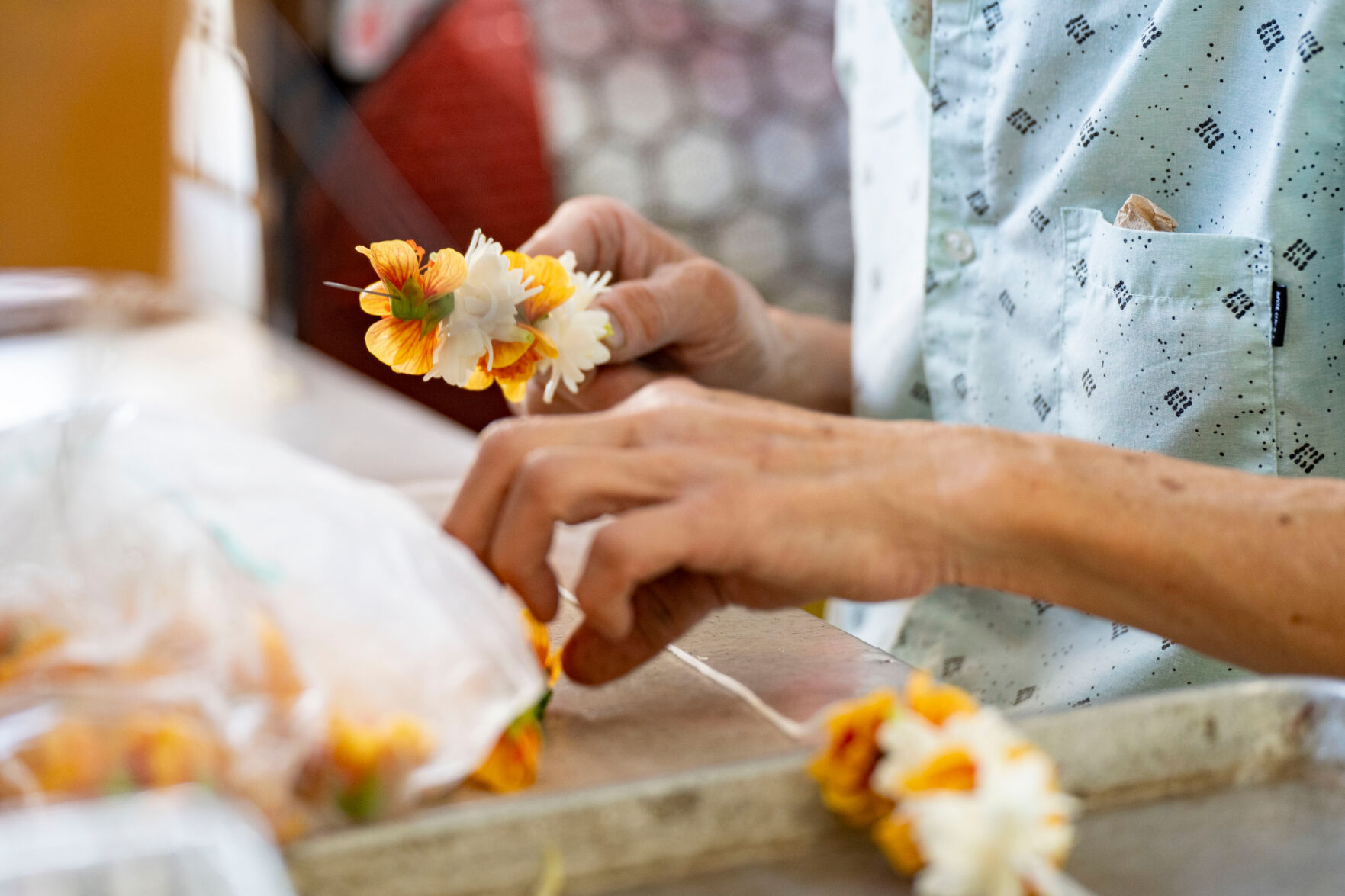 That purple Hawaii vacation lei likely came from Thailand, and some ...