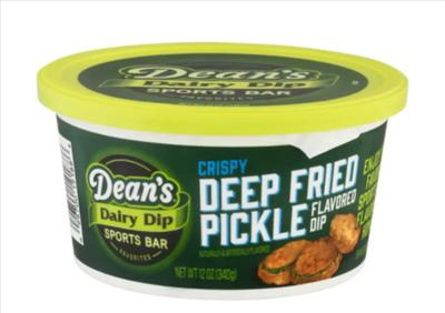 Best Bites: Dean's Dairy Dip Sports Bar Deep Fried Pickle Flavored Dip ...